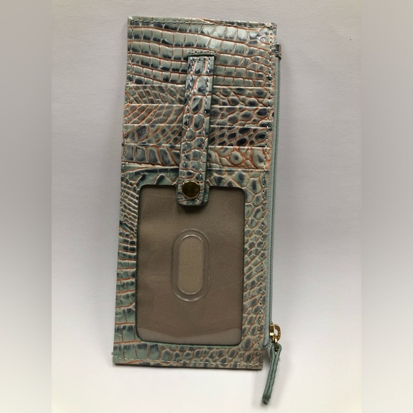 Brahmin | Bags | Brahmin Credit Card Alligator Skin Wallet W Slots ...